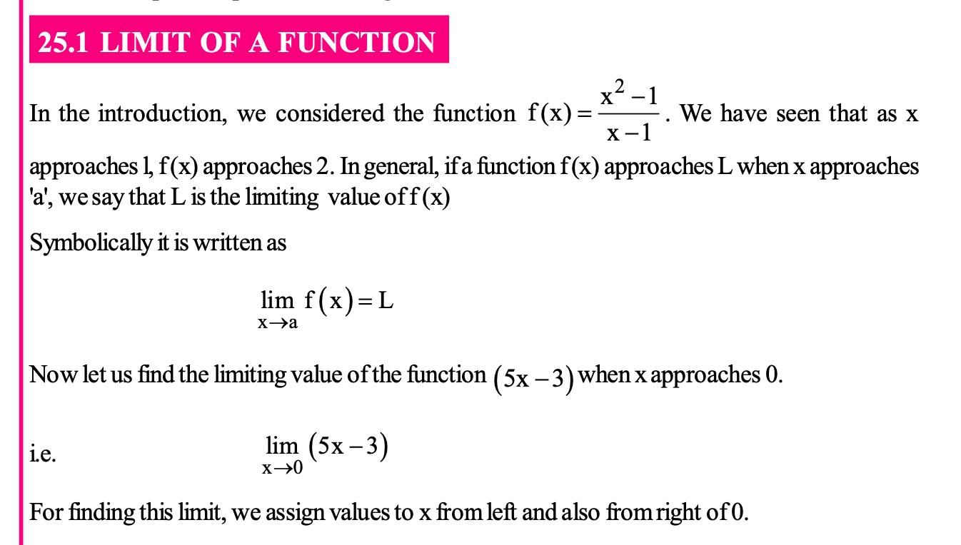LIMITS AND CONTINUITY - IB AP SAT MATH